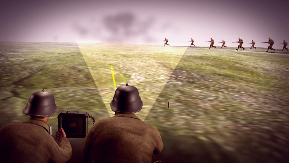 BBC Two - The Machine Gun and Skye's Band of Brothers, The killing zone