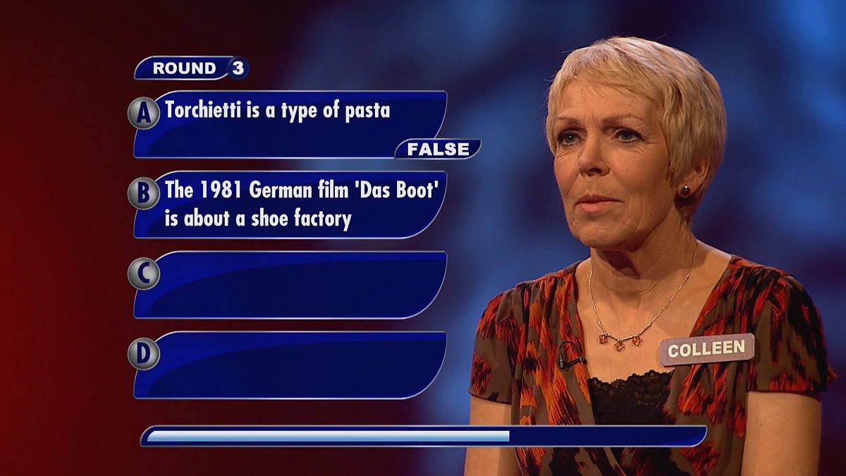 BBC One - Perfection, Series 5, Episode 17, True or False - the German ...