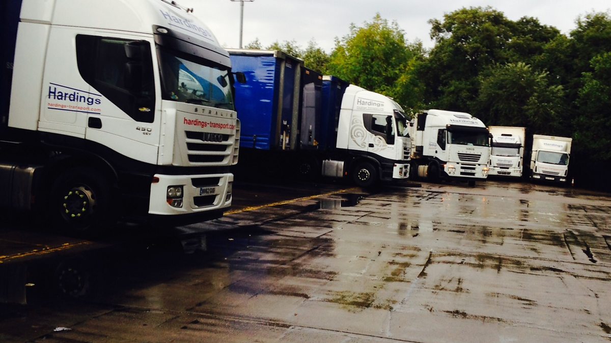 BBC Radio Leicester - Jim Davis and Jo Hayward, Lorry drivers ...
