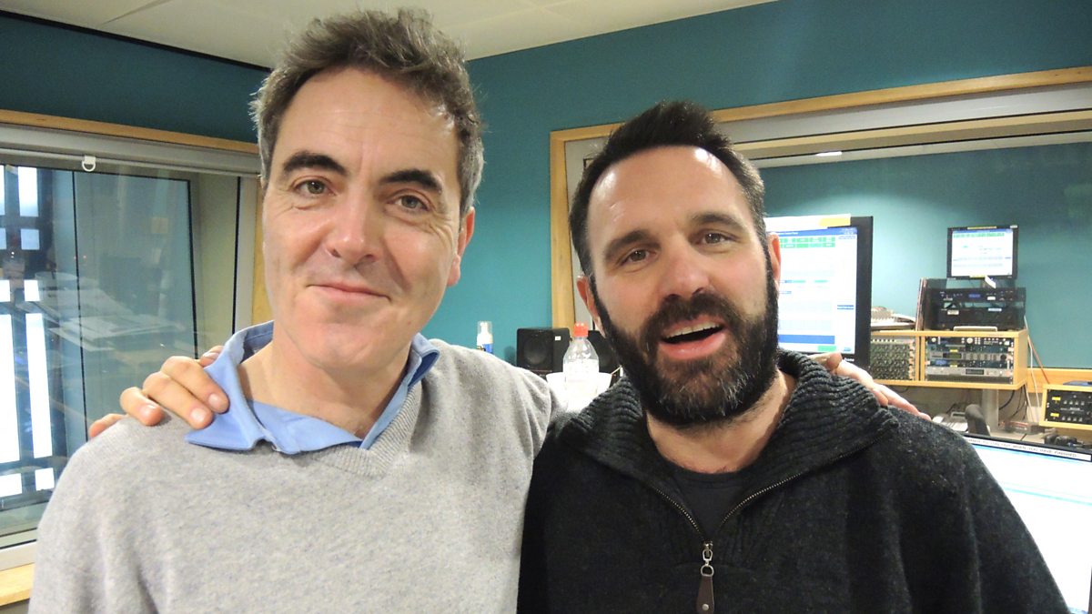 BBC Radio 6 Music - Shaun Keaveny, James Nesbitt joins Shaun - Clips