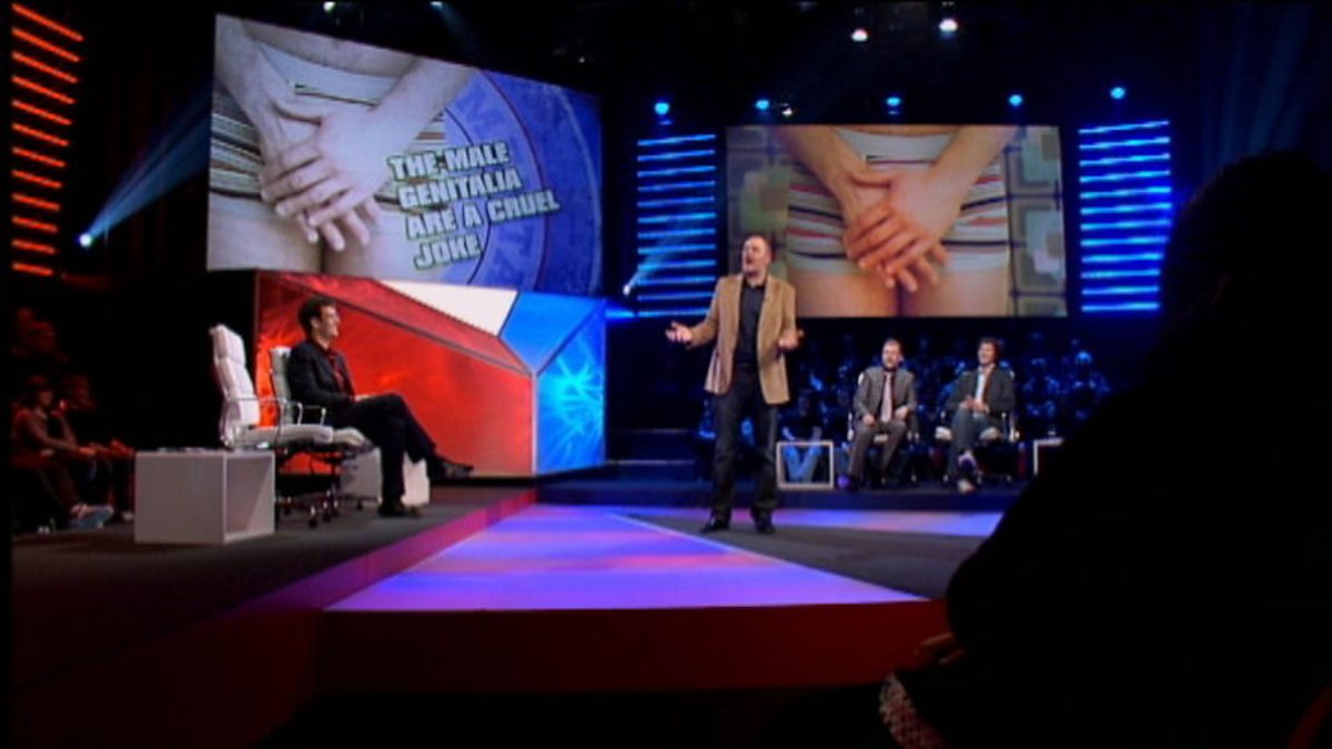BBC Two - Argumental, Series 2, Episode 1, Male Genitalia Are A Cruel Joke?
