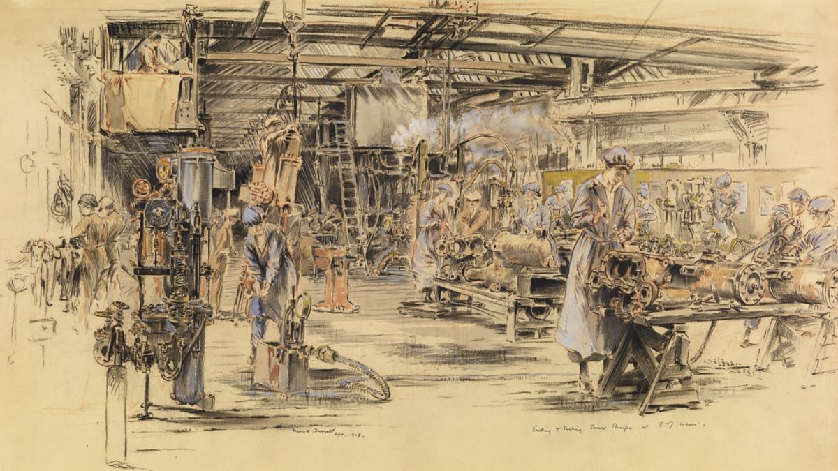 BBC - World War One At Home, Glasgow, Scotland: Glasgow’s War Artist ...