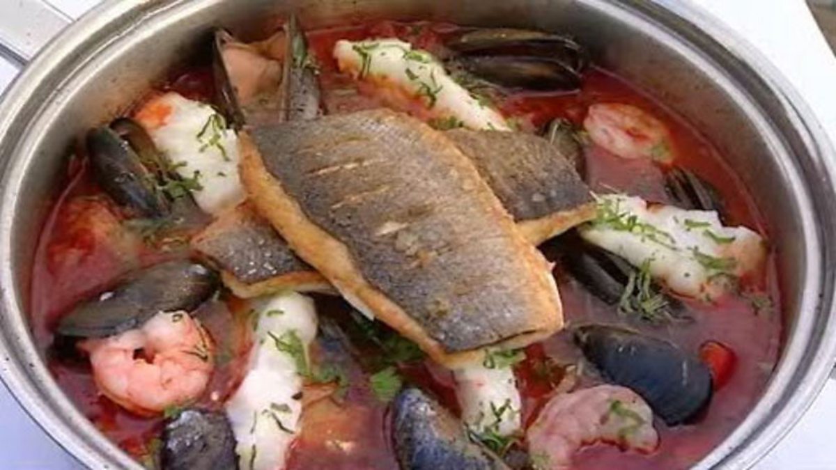 BBC Three - Virgin Cooks, Anton, Fish chowder with 'piri-piri' sauce ...