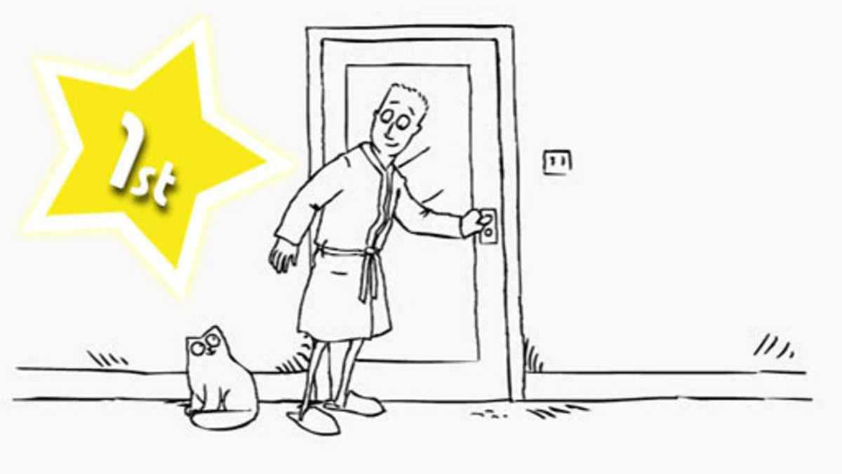CBBC - My Toons, Simon's Cat - Let Me In