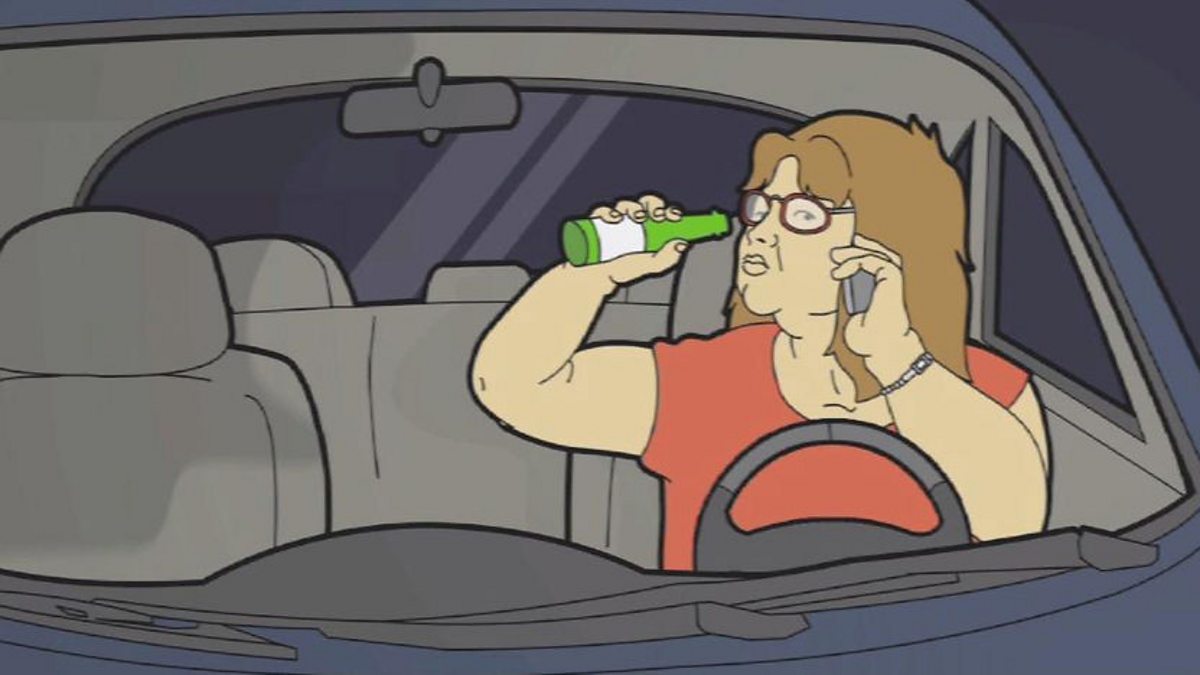 BBC Three - World's Craziest Fools, Series 1, A drunk driver reports ...