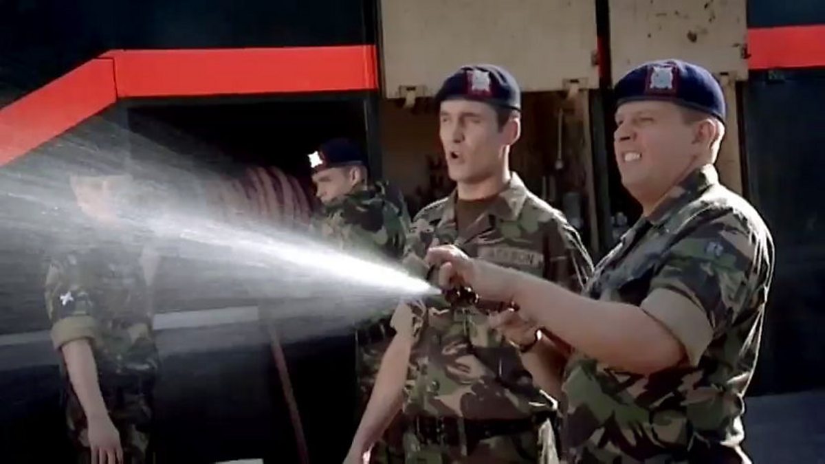 BBC Scotland - Gary: Tank Commander, Series 1, Green Gods, Firefighting