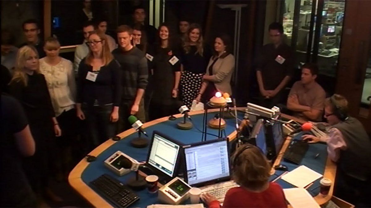 BBC Radio 5 Live - 5 Live Breakfast, 08/11/2011, Choir on the Tube ...
