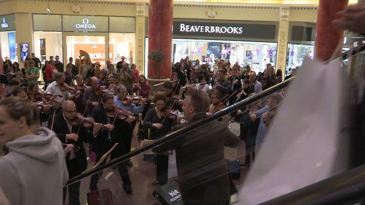 BBC - BBC @ MediaCityUK, Children in Need - Flash Mob