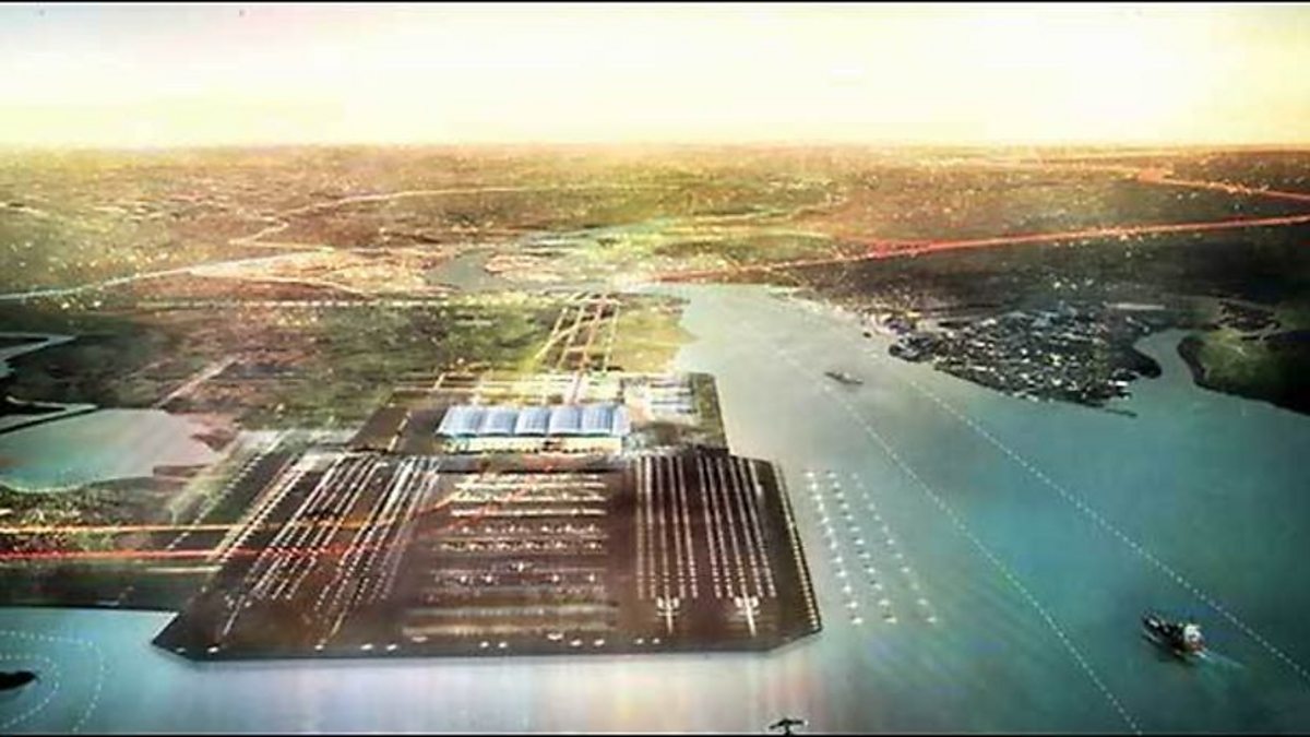 BBC One - Inside Out London, 13/02/2012, Thames airport