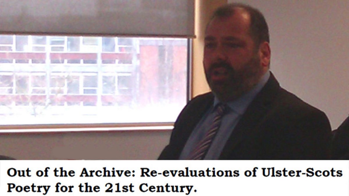 BBC - Ulster-Scots, Events 2012, Ulster-Scots literature criticism