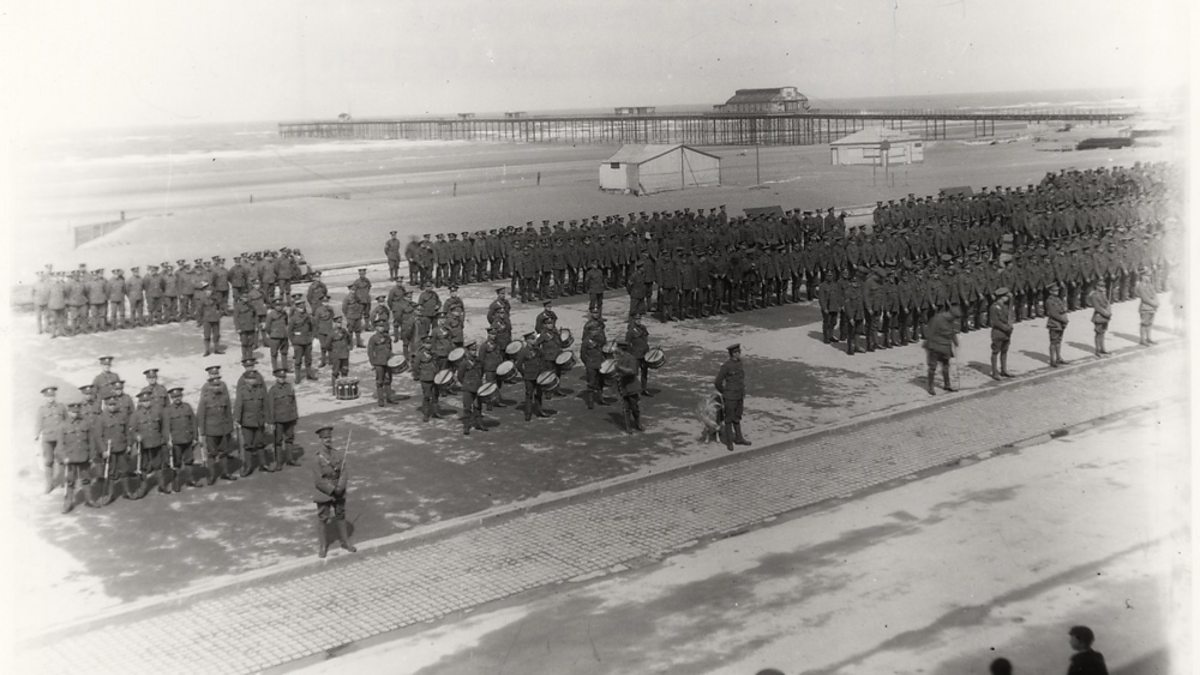 BBC - World War One At Home, Rhyl Promenade: Military Training turns ...