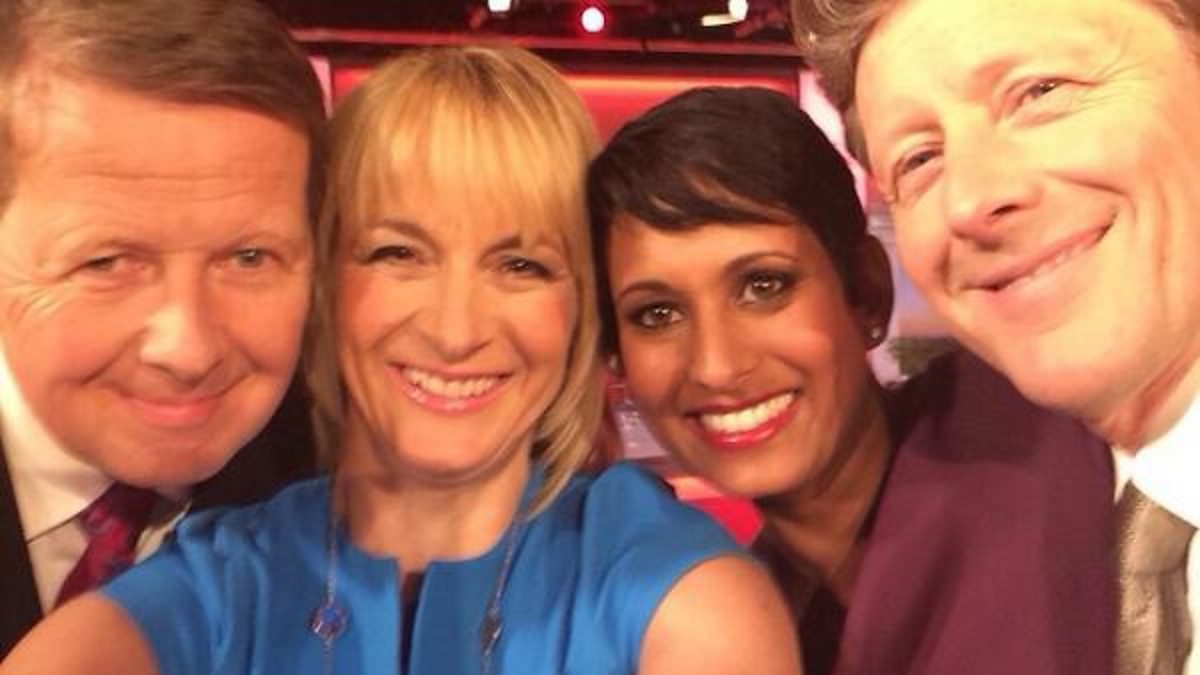 BBC One - Breakfast, Behind the scenes at Breakfast - Presenter selfie!