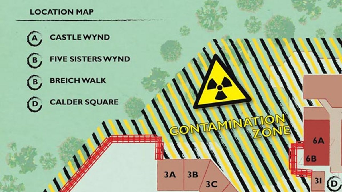 BBC Three - I Survived a Zombie Apocalypse - Map of the Monroe Shopping ...