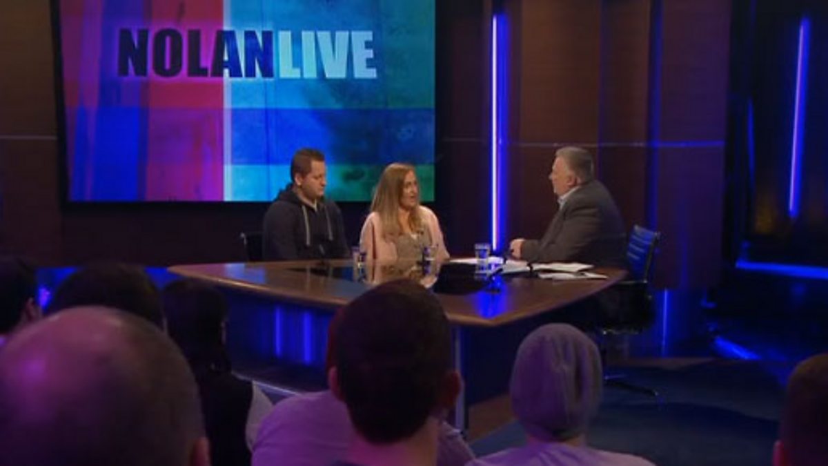 BBC One - Nolan Live, Series 3, Episode 1, Stephen and Joanne McCartney ...