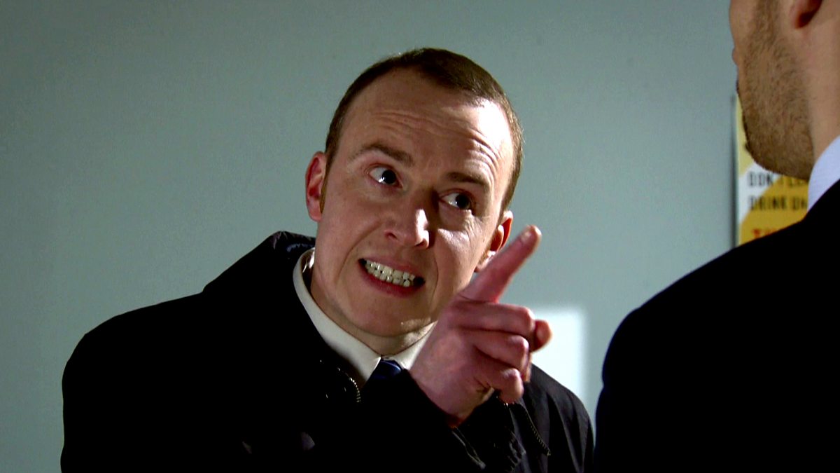 BBC Scotland - River City, 17/03/2015, DI Donald clashes with DC Cooper