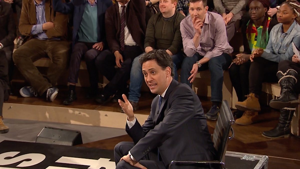 BBC Three - Free Speech, Series 4, I'm Ed Miliband, Ask Me Anything, Ed ...