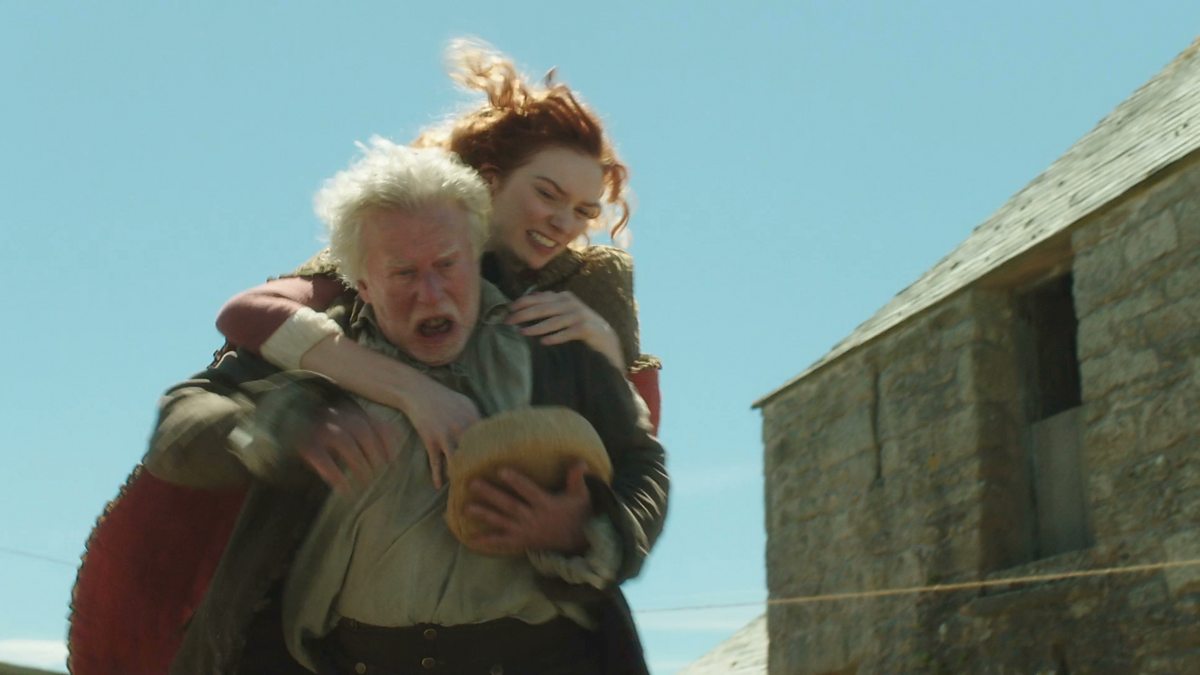 BBC One - Poldark, Series 1, Episode 4, Demelza and Jud fight