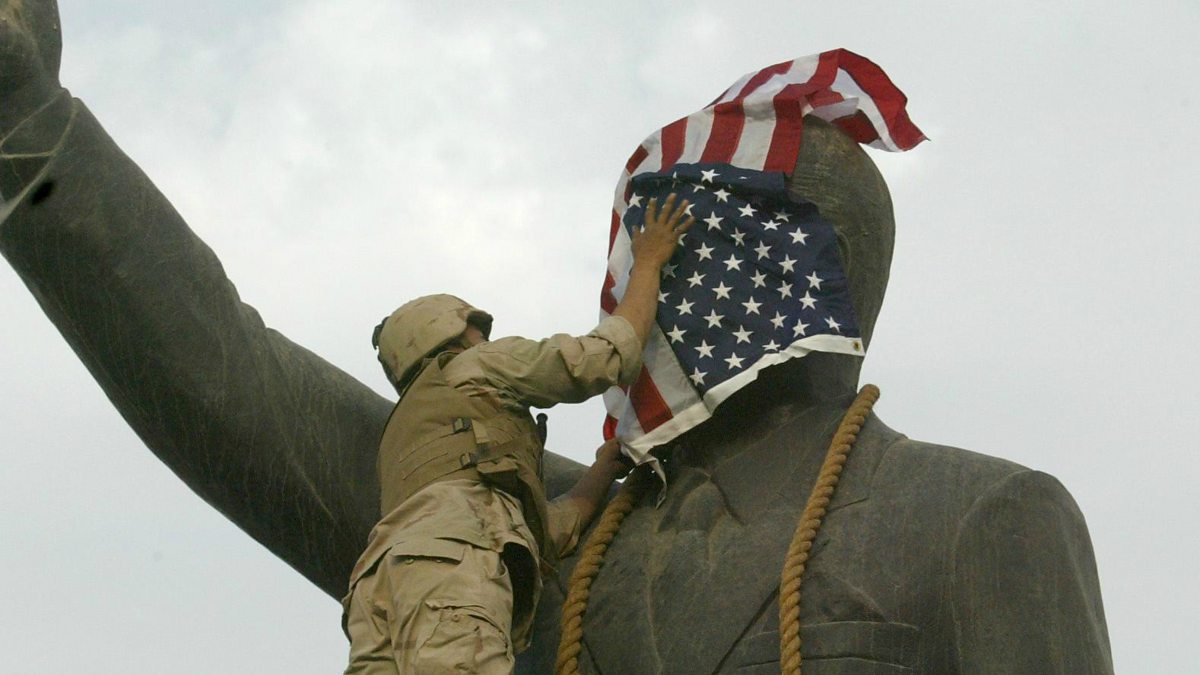 BBC Radio 5 Live - 5 live Daily - 'I was there': Saddam statue topples ...