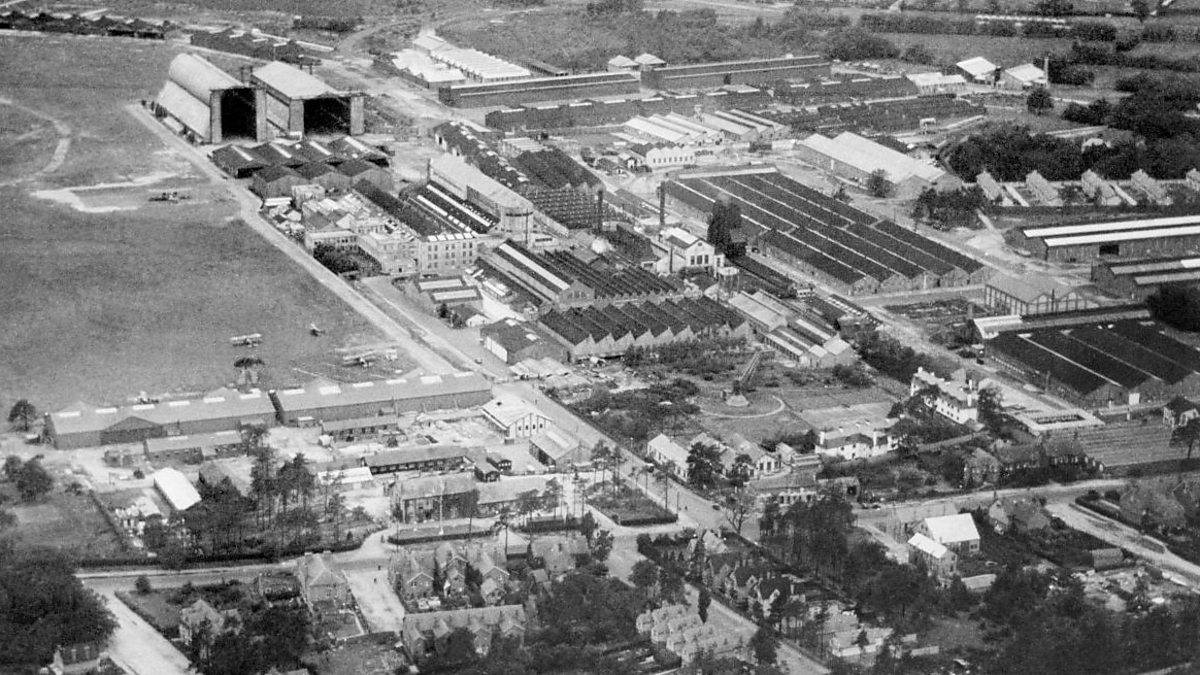 BBC - World War One At Home, Farnborough Aircraft Factory, Hampshire ...