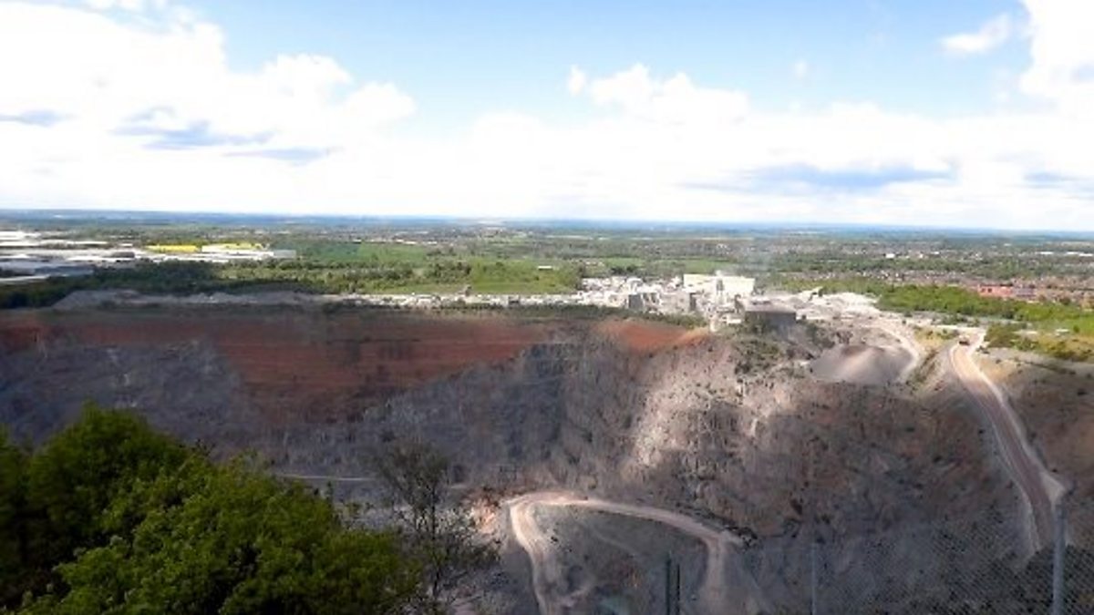 BBC Radio Leicester - Jim Davis and Jo Hayward, Bardon Quarry