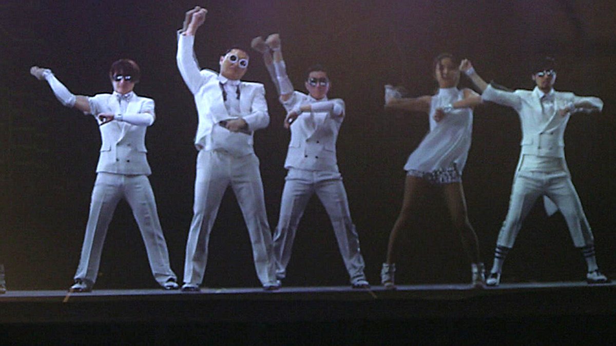 BBC News - Click, 06/06/2015 GMT, K-pop stars perform as 'holograms'