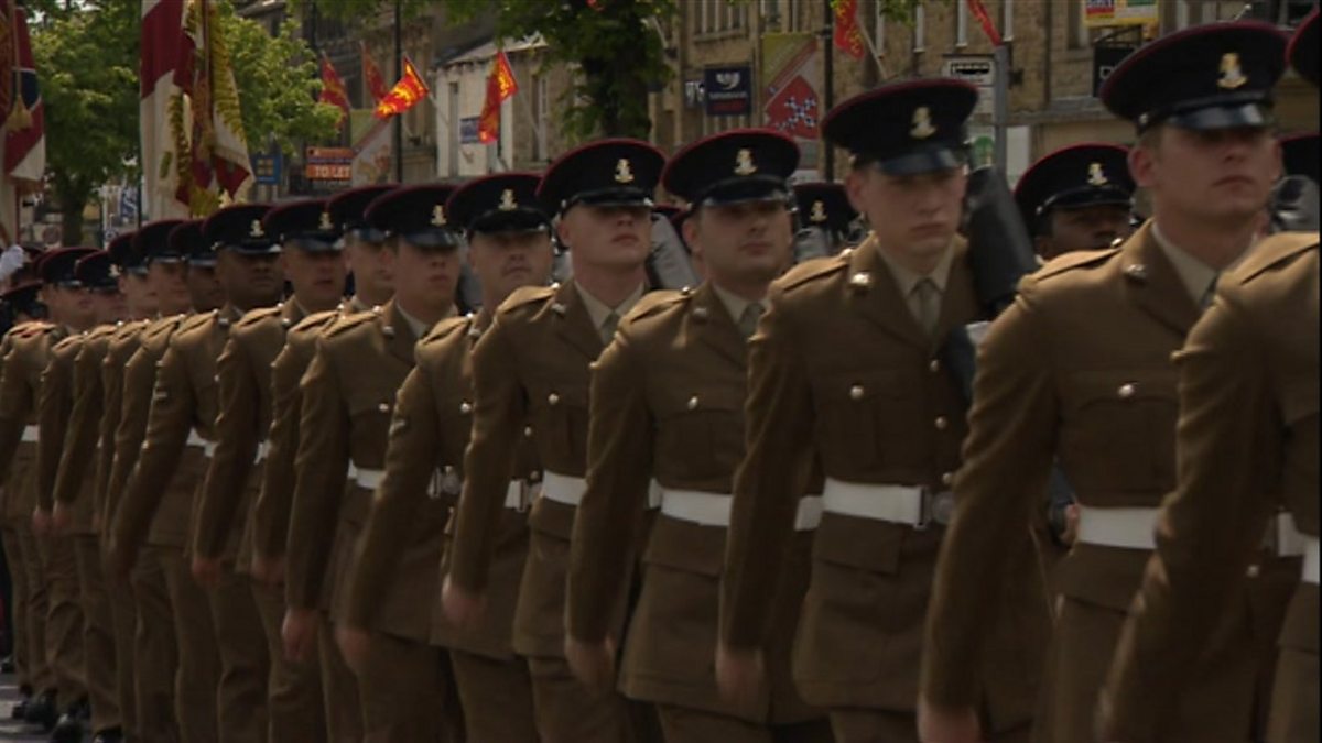 BBC One - Look North (Yorkshire), Yorkshire Regiment: freedom parade in ...