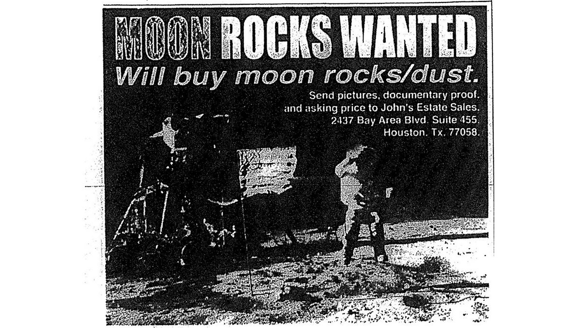 BBC World Service - Outlook, Tracking Down Missing Moon Rocks