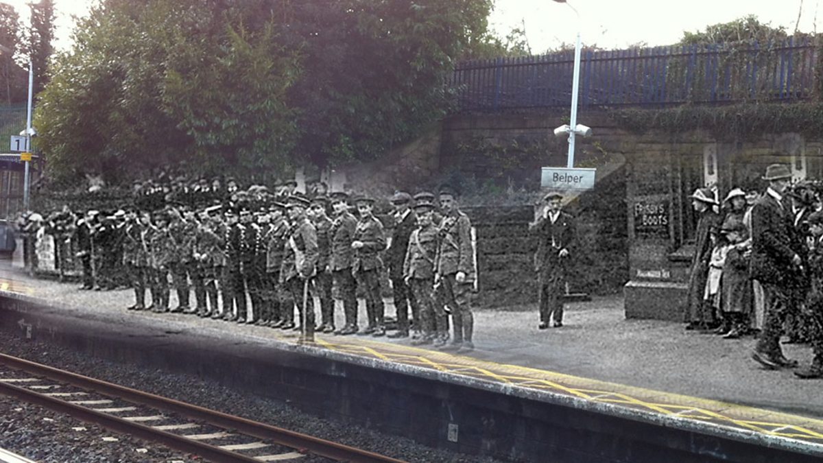 BBC - World War One At Home, Belper Train Station: Capturing the ...