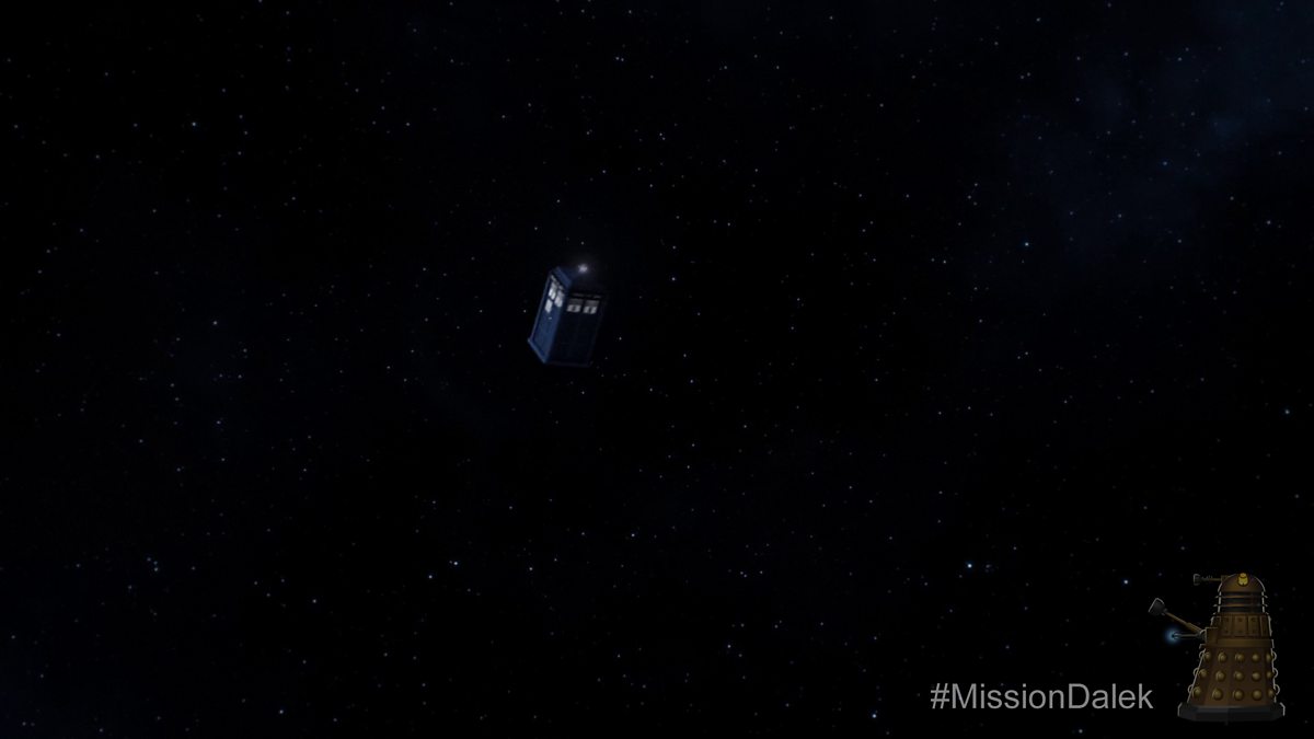 BBC - Doctor Who: Mission Dalek, TARDIS Fly in Space Slow