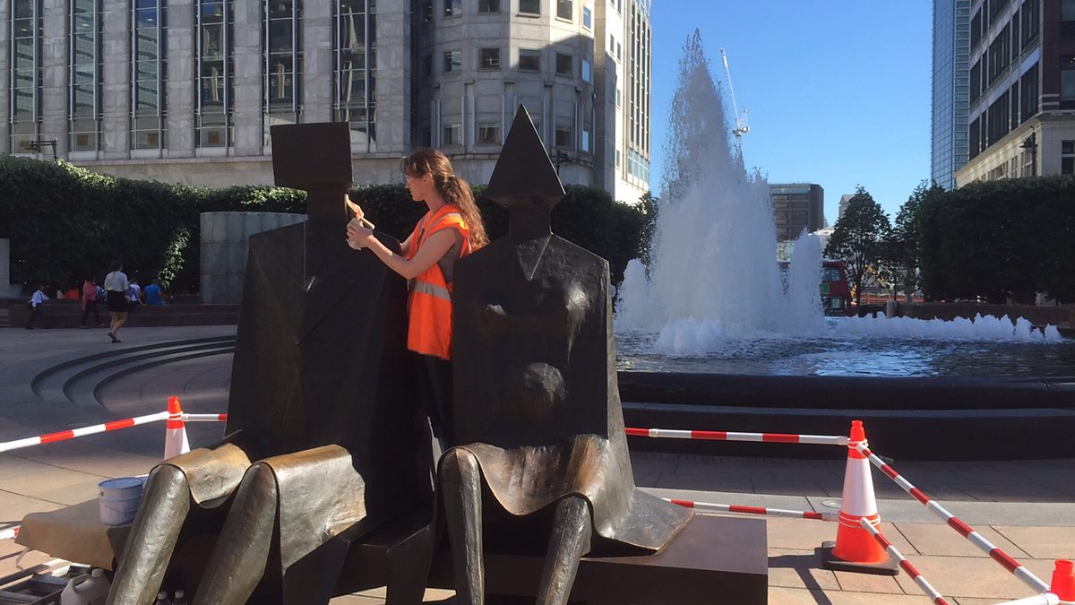 BBC World Service - World Update, Restoring London's Sculptures