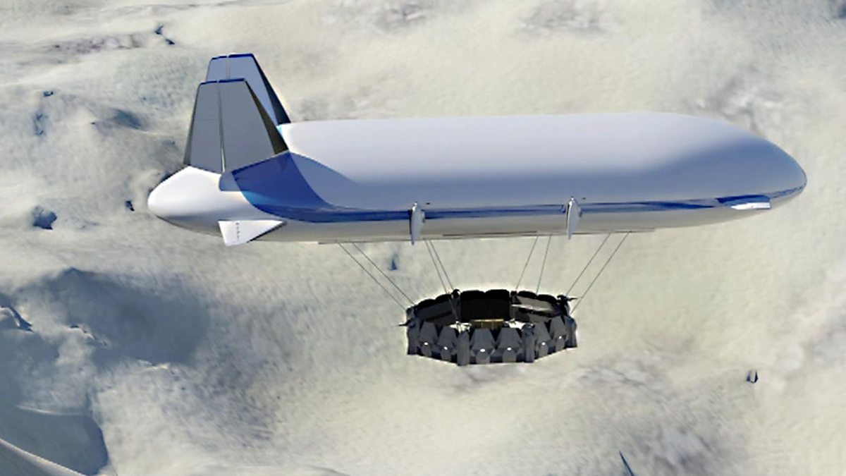 BBC News - Click, 22/08/2015 GMT, The giant airships that could carry ...