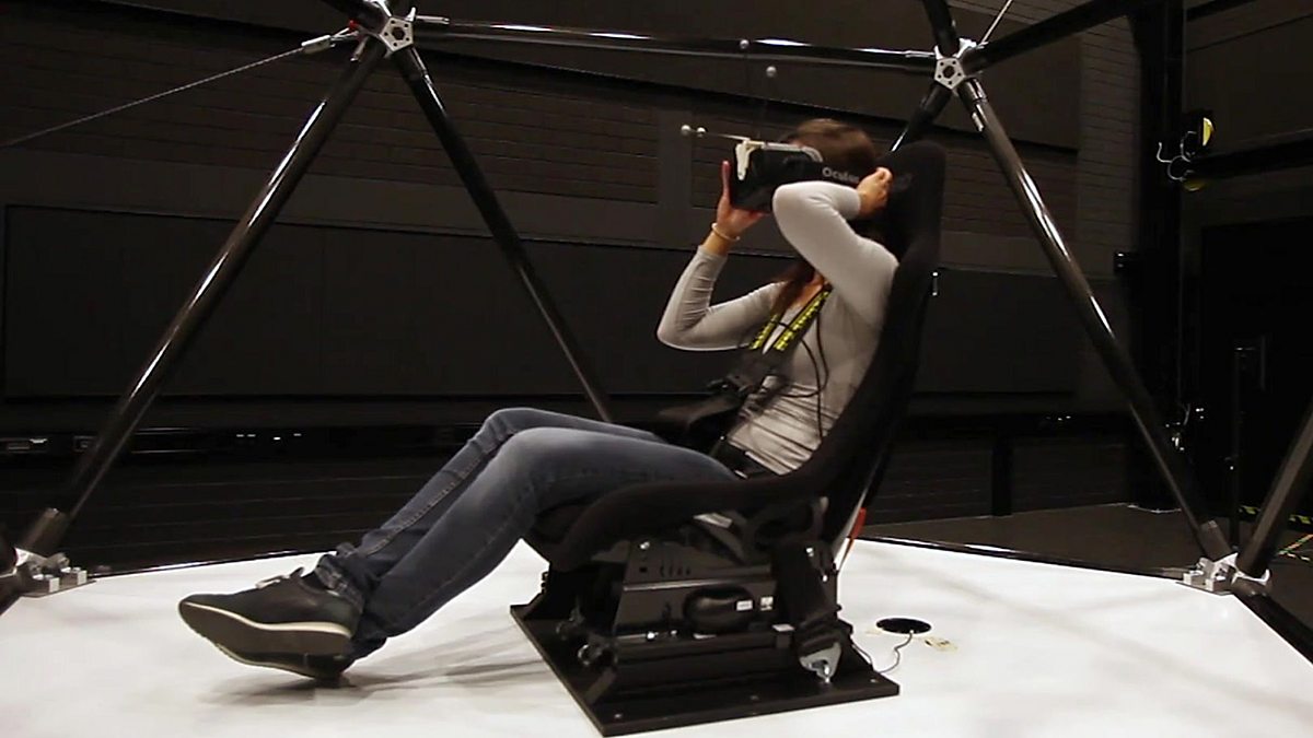 BBC News - Click, The simulator bringing movement to VR