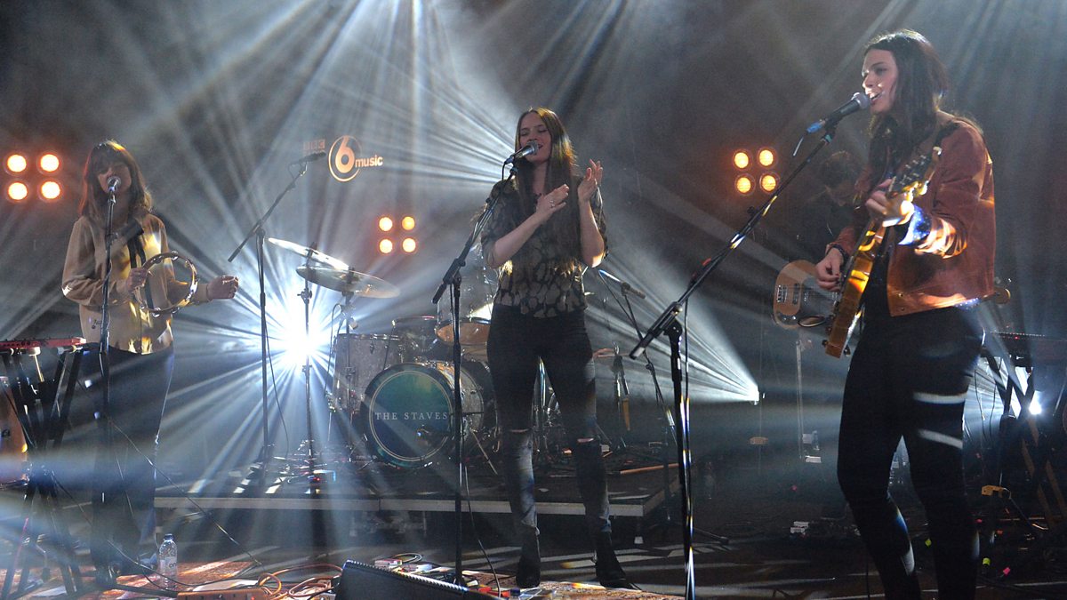BBC Radio 6 Music 6 Music Live 2015 Lauren Laverne With The Staves bbc-radio-6-music-6-music-live-2015-lauren-laverne-with-the-staves