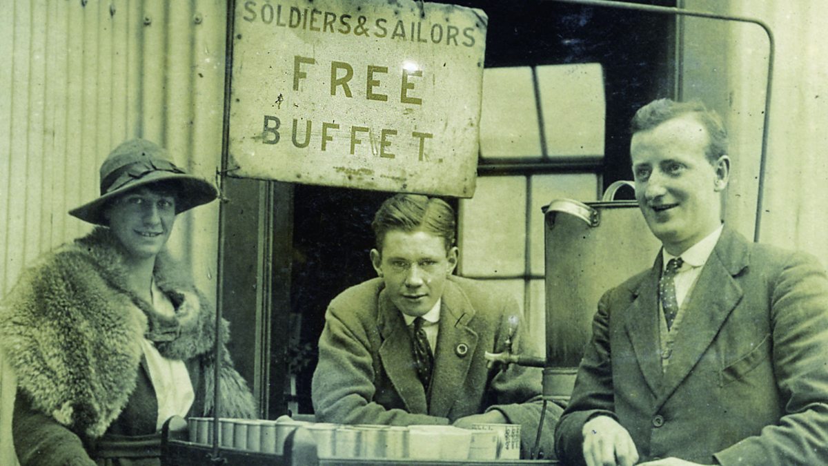 BBC Radio Ulster - World War One at Home, Troops stop for a platform picnic