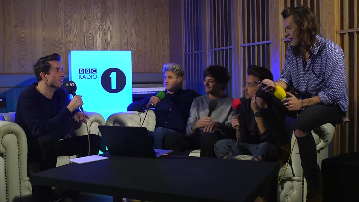 BBC Radio 1 - Nick Grimshaw, With One Direction, One Direction answer ...