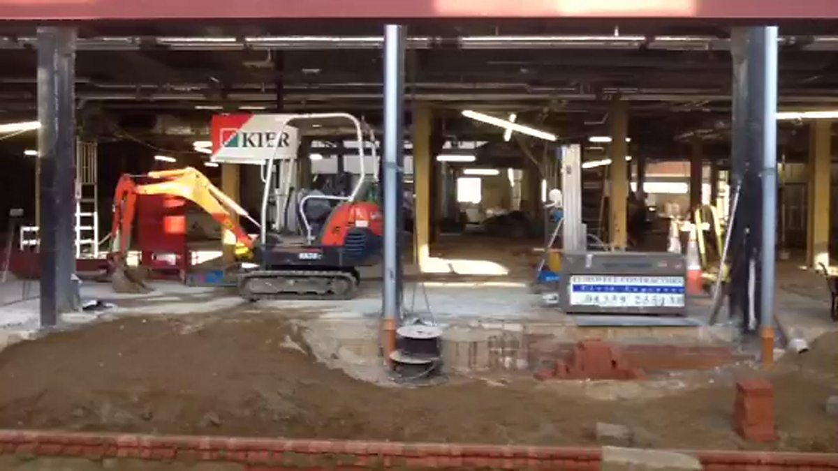 BBC Radio Suffolk - Mark Murphy, 25/11/2015, Work progresses on new ...