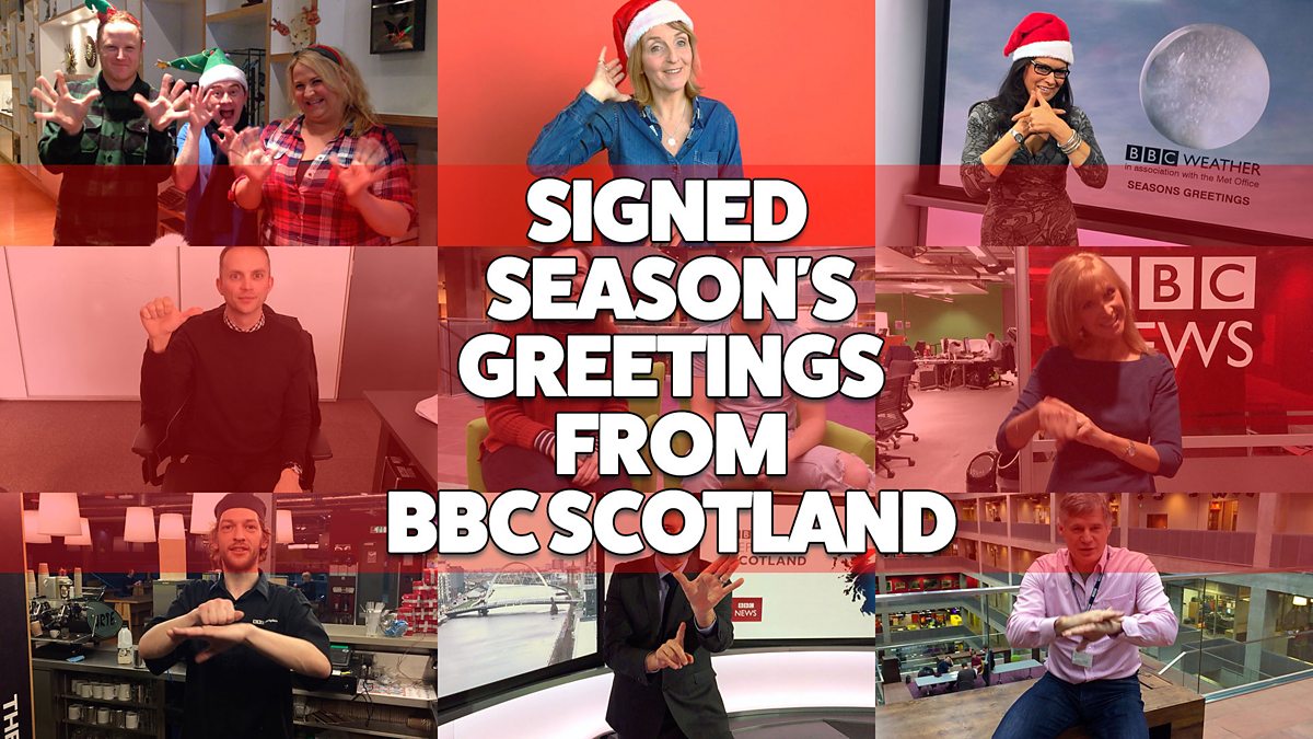 BBC Scotland - BBC Scotland, Signed season’s greetings from BBC Scotland
