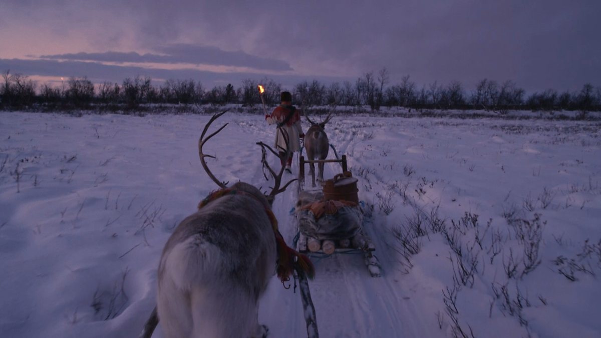 BBC Four - All Aboard! The Sleigh Ride, A traditional Sami sleigh ride