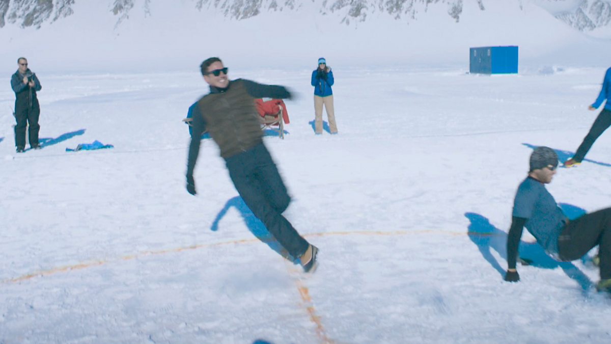 BBC One - David Beckham: For the Love of the Game, Football on ice