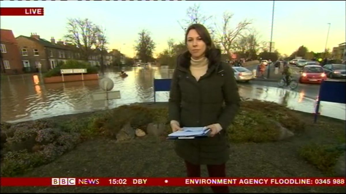 BBC One - Look North (Yorkshire), York flooding: Latest scenes from ...