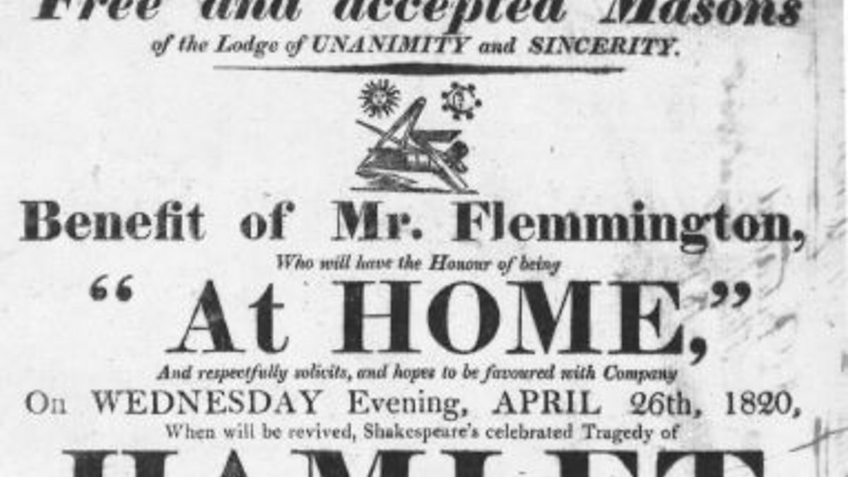 BBC - Shakespeare On Tour - The Masons host Hamlet