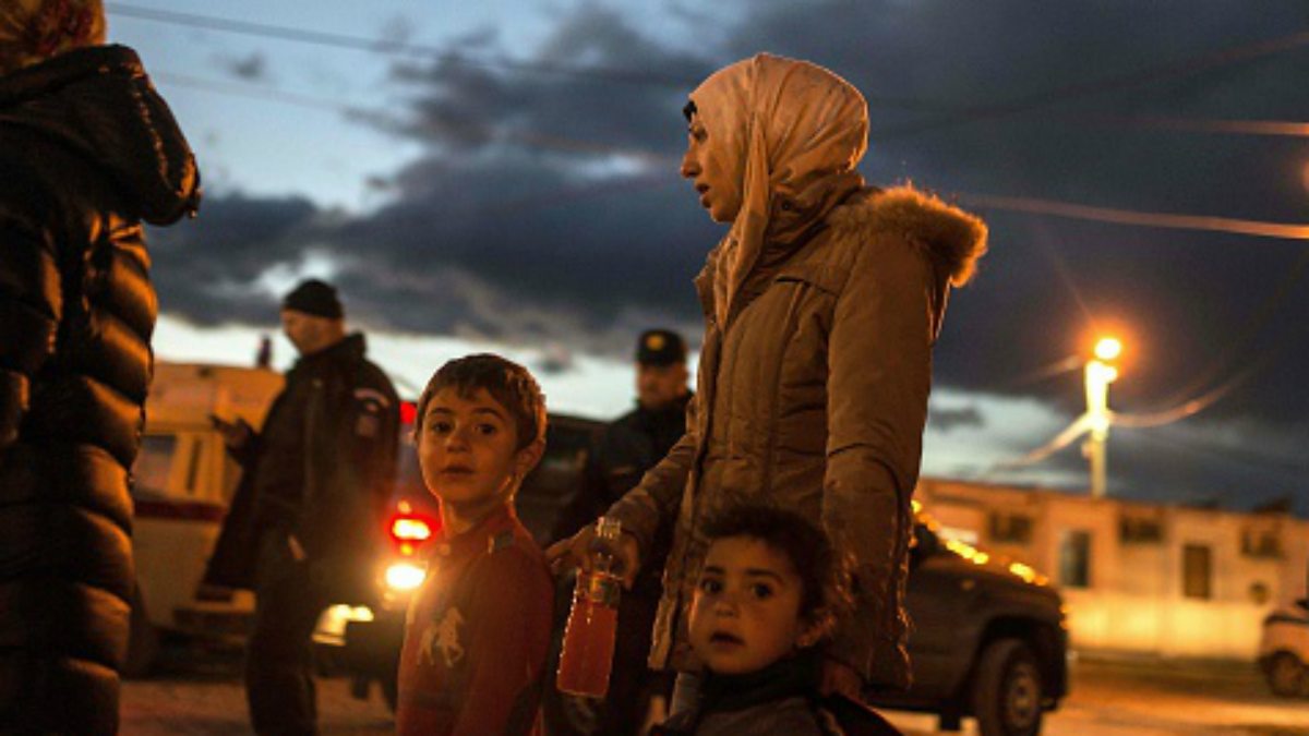 BBC World Service - Newsday, "It's very cold, children are sick. There ...