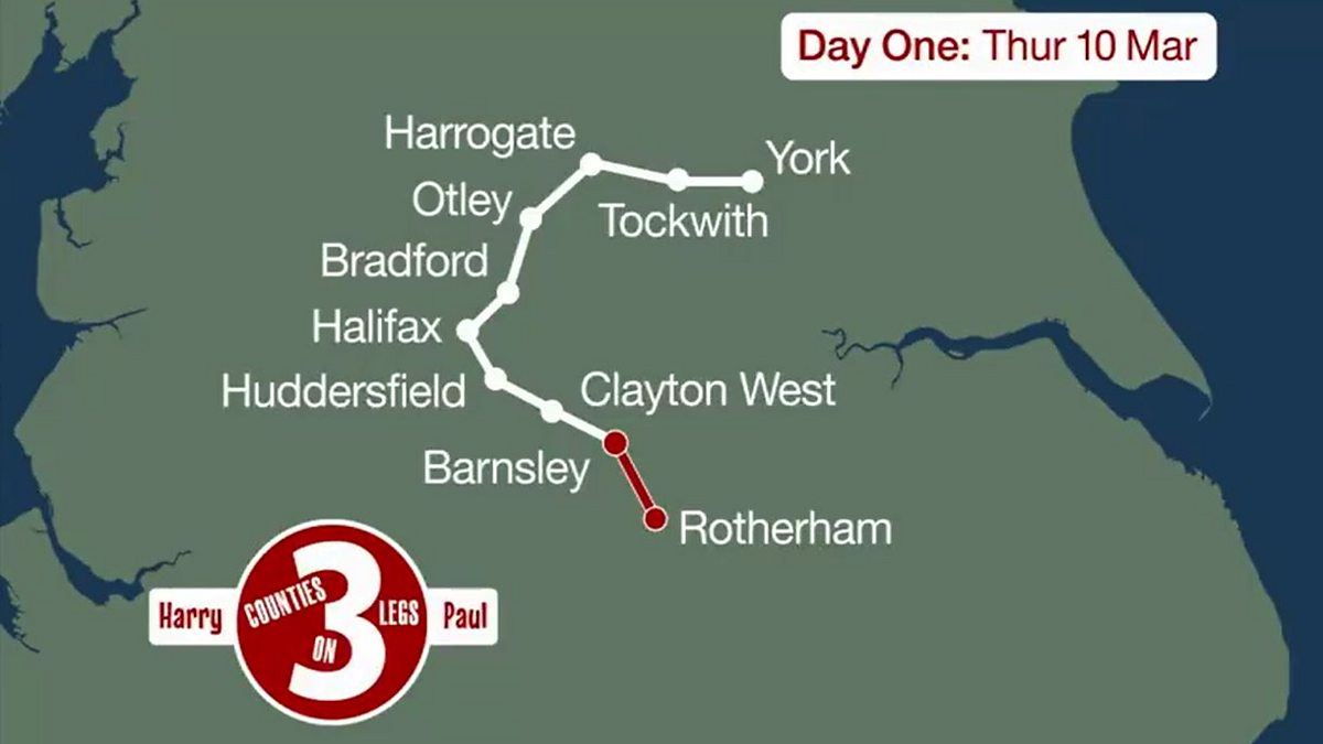 BBC One - Look North (Yorkshire), Sport Relief: Three legs challenge
