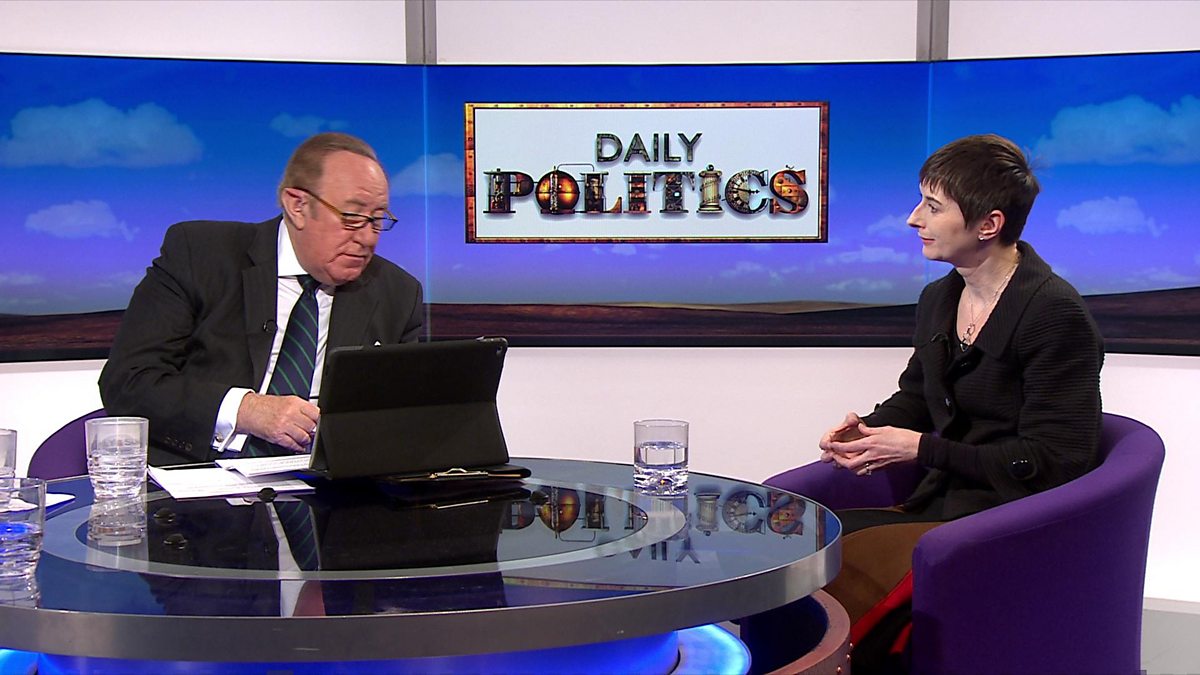 BBC Two - Daily Politics, 11/03/2016, 'People gradually starting to ...