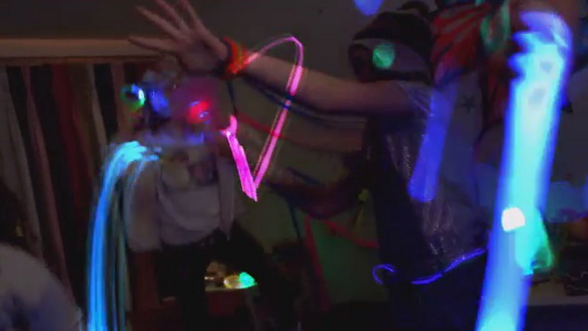 BBC - About the BBC Clips, CBBC ident Dance Lights