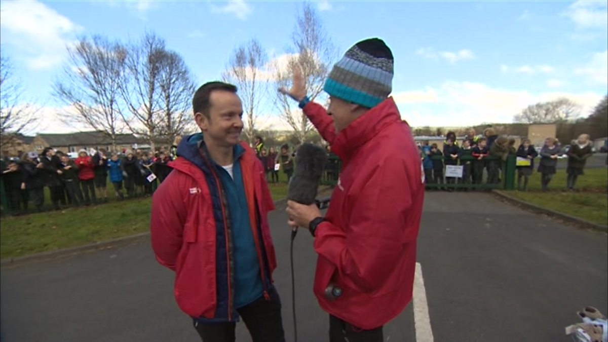 BBC Radio Leeds - Liz Green, Sport Relief: three-legged challenge