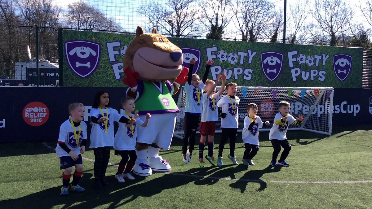 BBC Sport - FA People's Cup, 2016, Footy Pups Photo Call