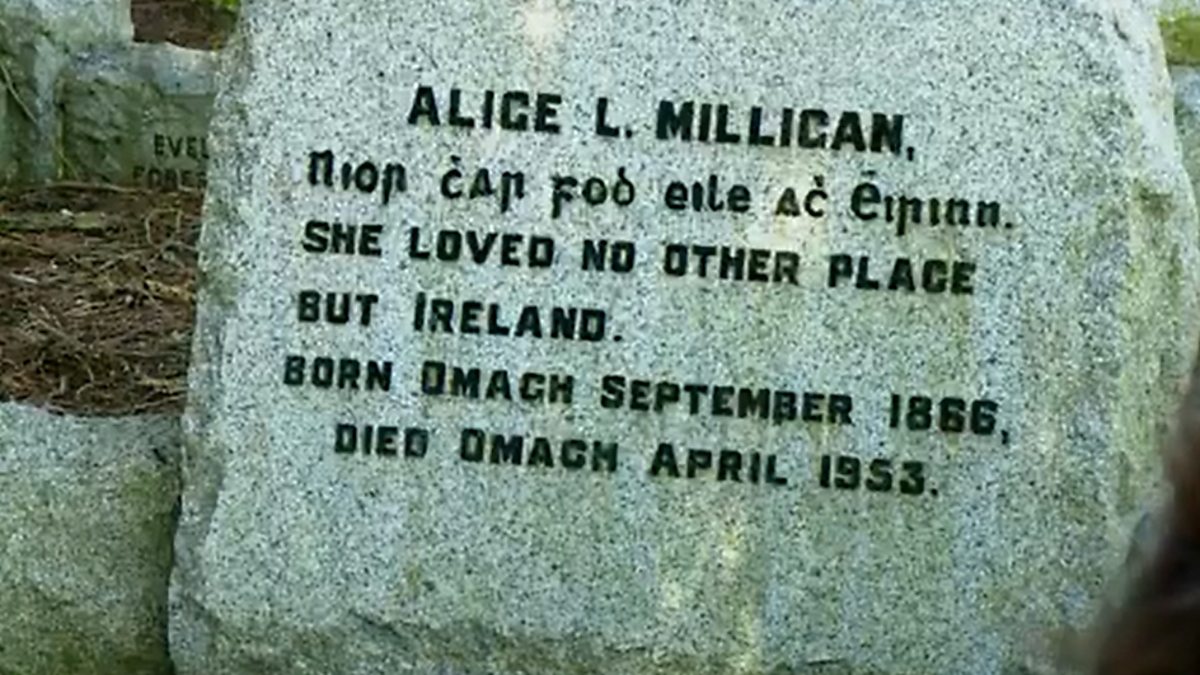 BBC Two - Faoi Gheall ag Éirinn, Alice Milligan