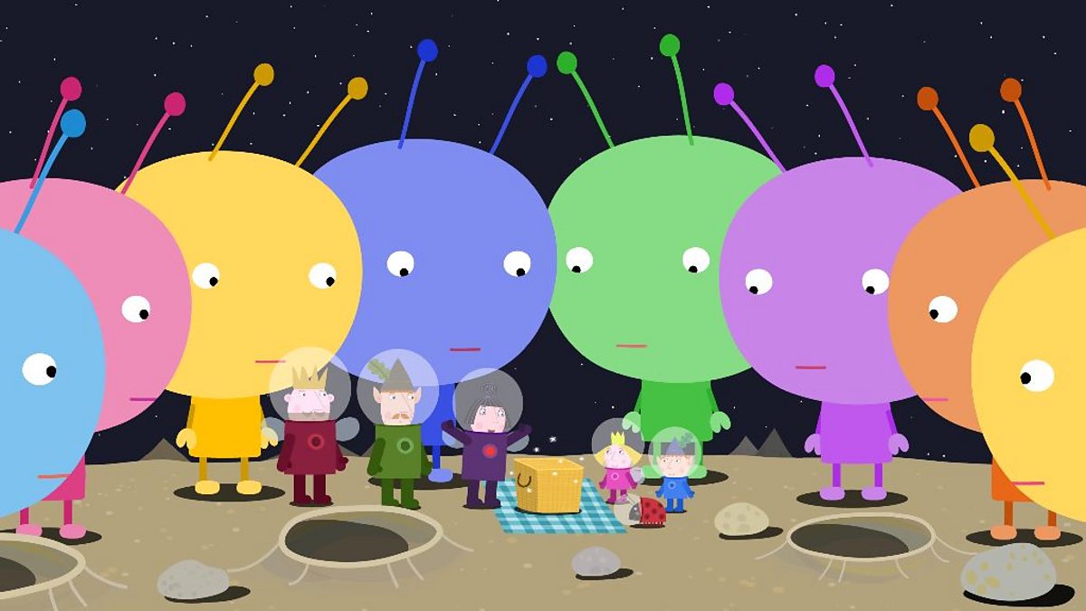 S4C - Ben a Mali a'u byd bach o hud, Picnic ar y Lleuad