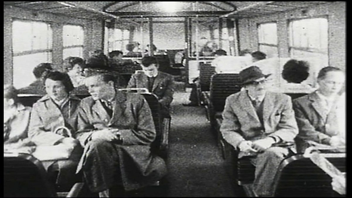 BBC - Your Memories, Footage of people traveling by train in the 1960's